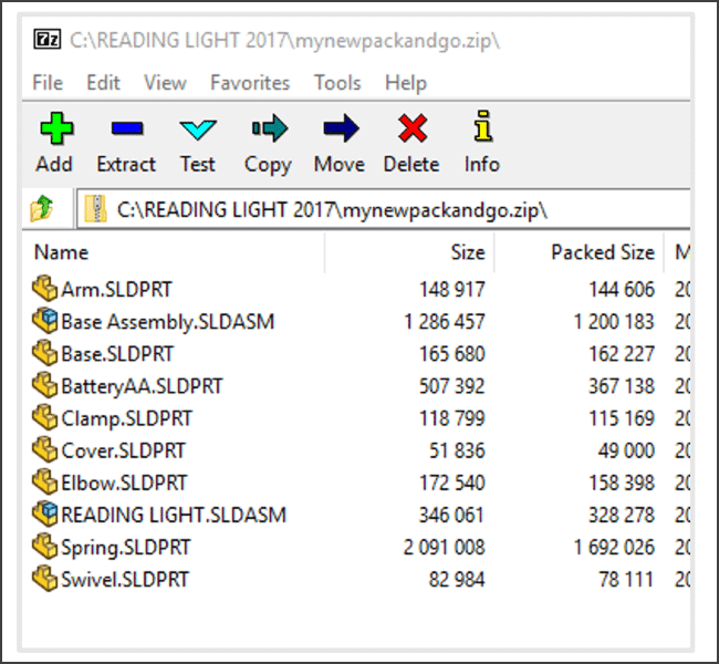 Using the ‘Pack & Go’ File Management Feature in SOLIDWORKS