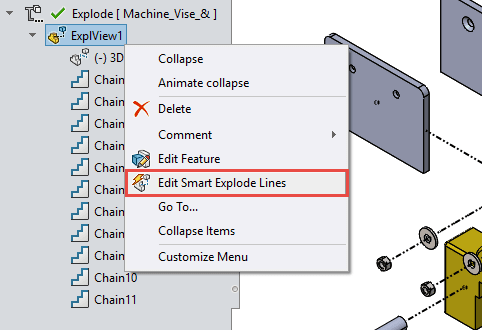 SOLIDWORKS 2018 What’s New – Smart Explode Lines – #SW2018
