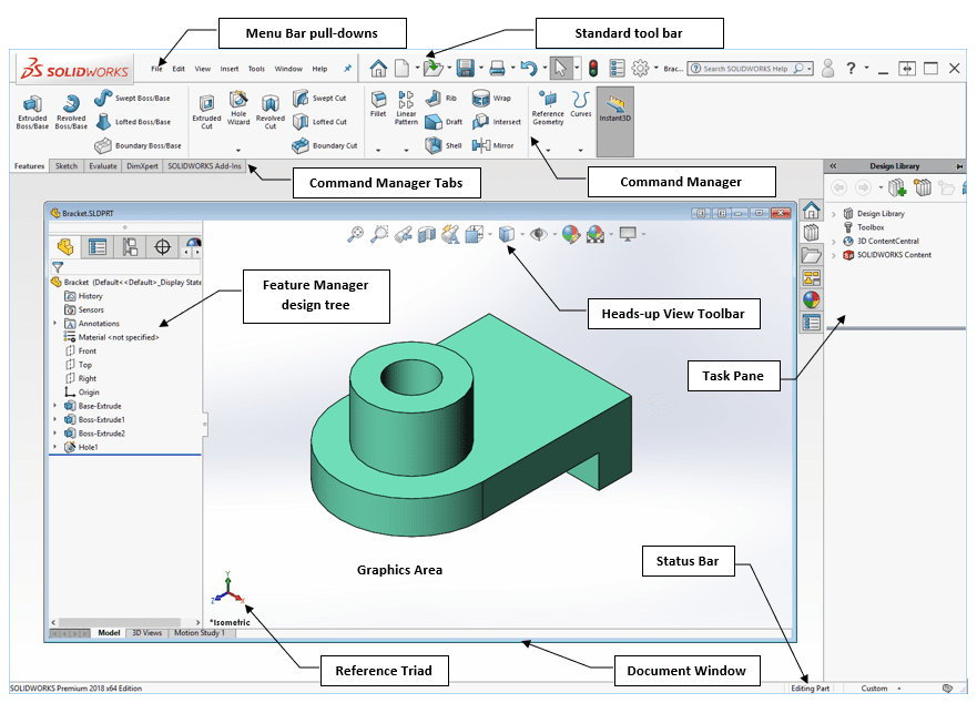 Getting Started With SOLIDWORKS 2018|Getting Started With SOLIDWORKS ...
