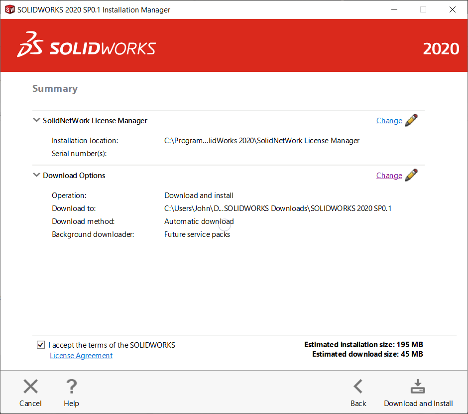 Installing or upgrading the SolidNetwork License Manager (SNL) for ...