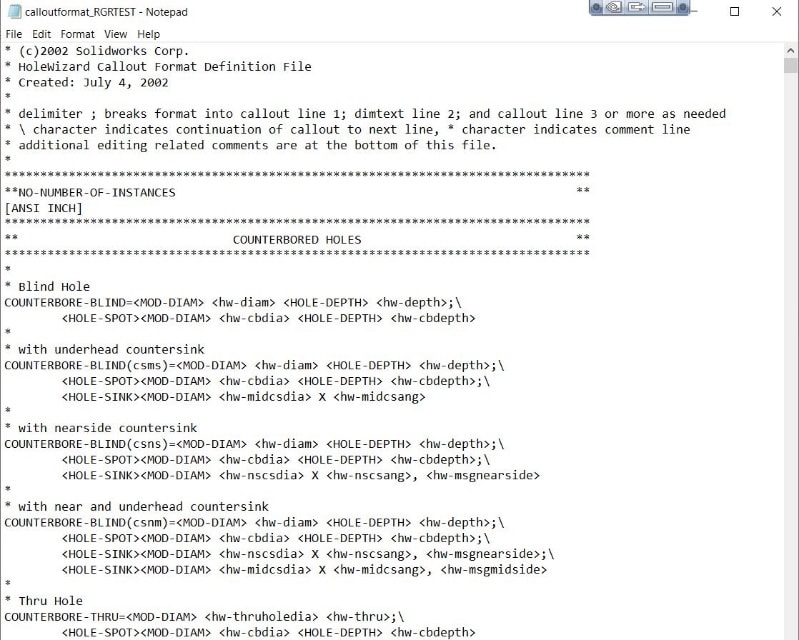 Can I modify the Hole Callout in SOLIDWORKS? - Computer Aided Technology