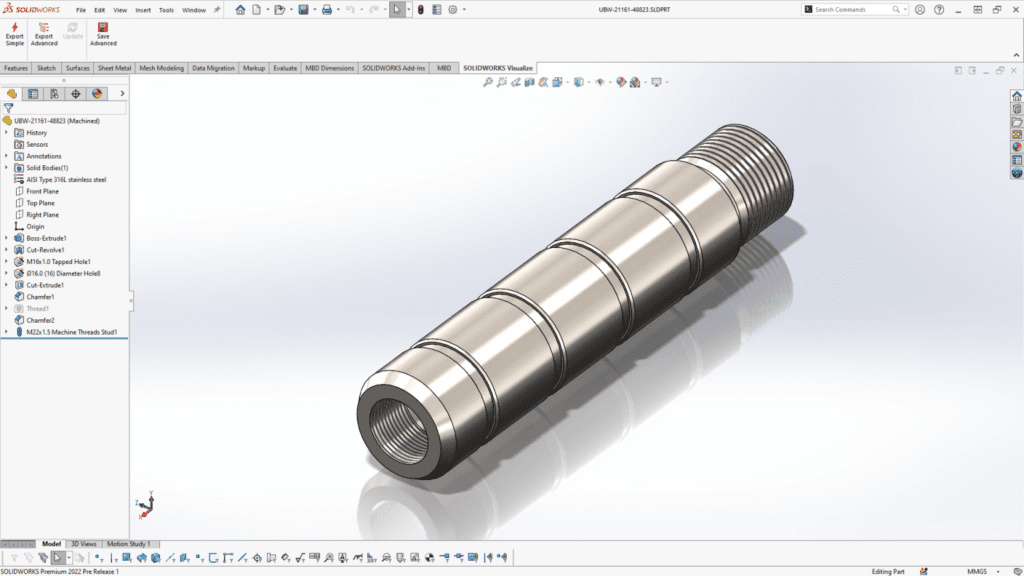 SOLIDWORKS 2022 What’s New – SOLIDWORKS Visualize – Patterns and Corner ...