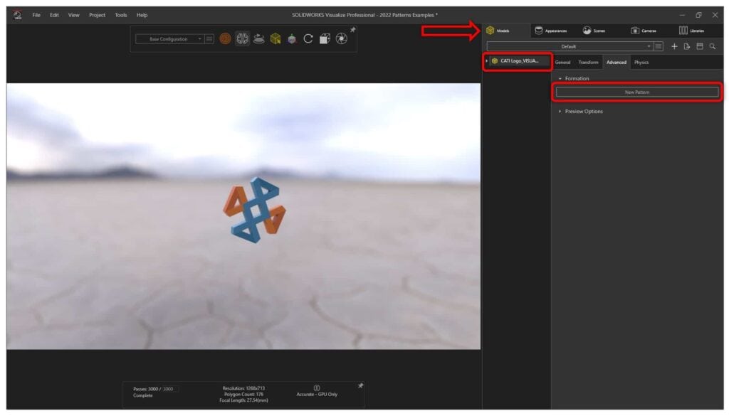 SOLIDWORKS 2022 What’s New – SOLIDWORKS Visualize – Patterns and Corner ...