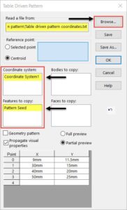 How To Create a Table Driven Pattern - Computer Aided Technology : https://www.cati.com