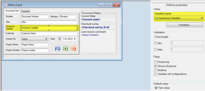 Linking Your SolidWorks PDM Enterprise Data Card Values to Microsoft ...