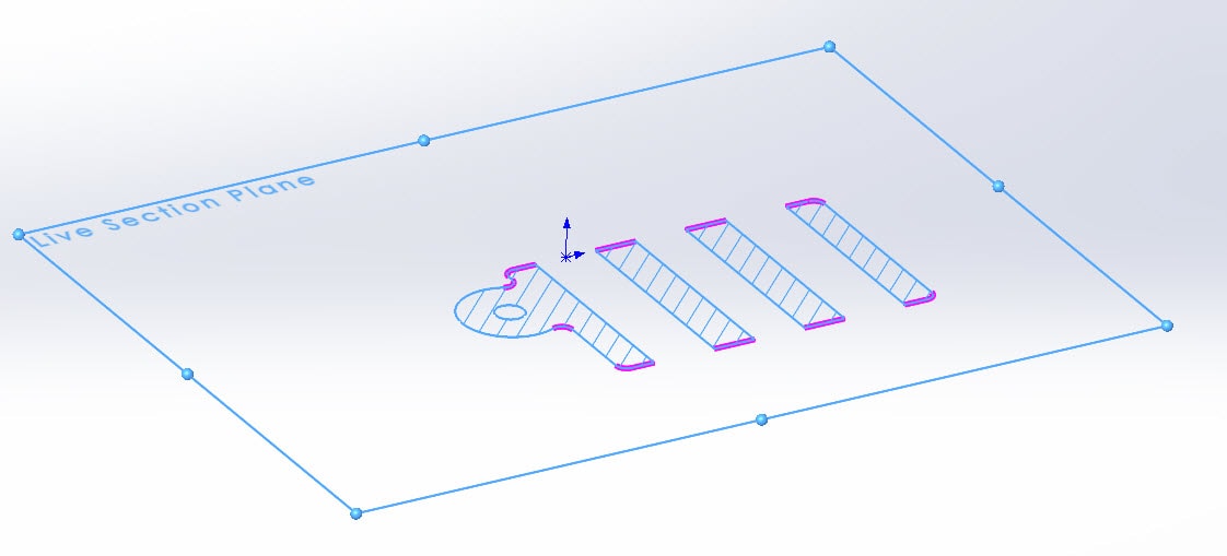 SOLIDWORKS Reference Geometry: Live Section Planes