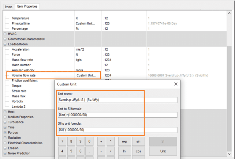 Creating Custom Units in SOLIDWORKS Flow Simulation