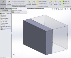SOLIDWORKS: Editing parts in Context and Transparency - Computer Aided ...