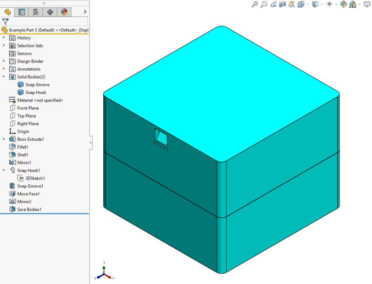 Get Snappy with Snap Hook Fastening Feature in SOLIDWORKS
