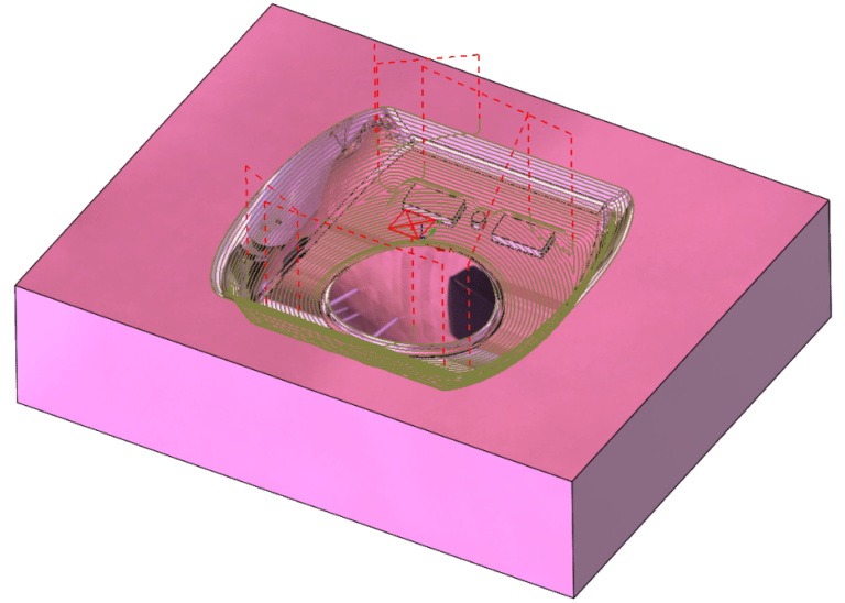 Advanced 3 Axis Milling Finishing Toolpaths Included In CAMWorks ...