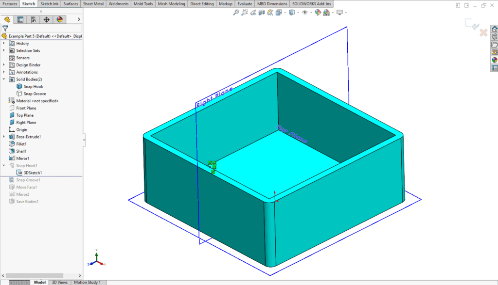 Get Snappy with Snap Hook Fastening Feature in SOLIDWORKS