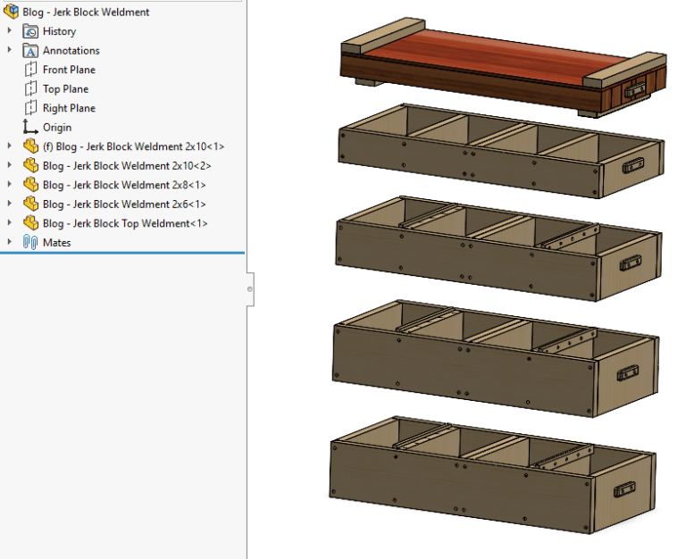 SOLIDWORKS – Bottom up Assembly vs Muti-body vs Weldments
