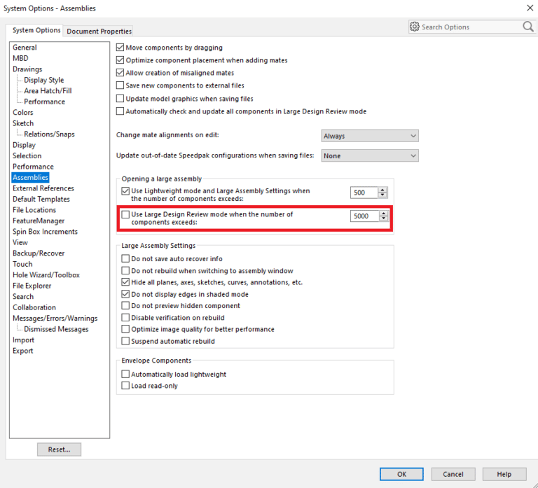 IMPROVING LARGE ASSEMBLY PERFORMANCE - Part 4, SOLIDWORKS Assembly Tools - Computer Aided Technology