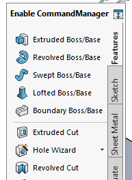 What Happened to My SOLIDWORKS Command Manager? - Computer Aided Technology