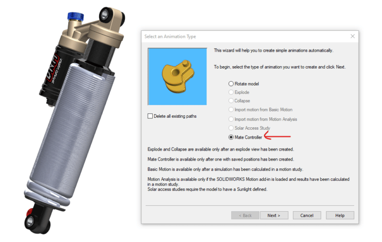 Animating Flexible Components in SOLIDWORKS Visualize Professional ...