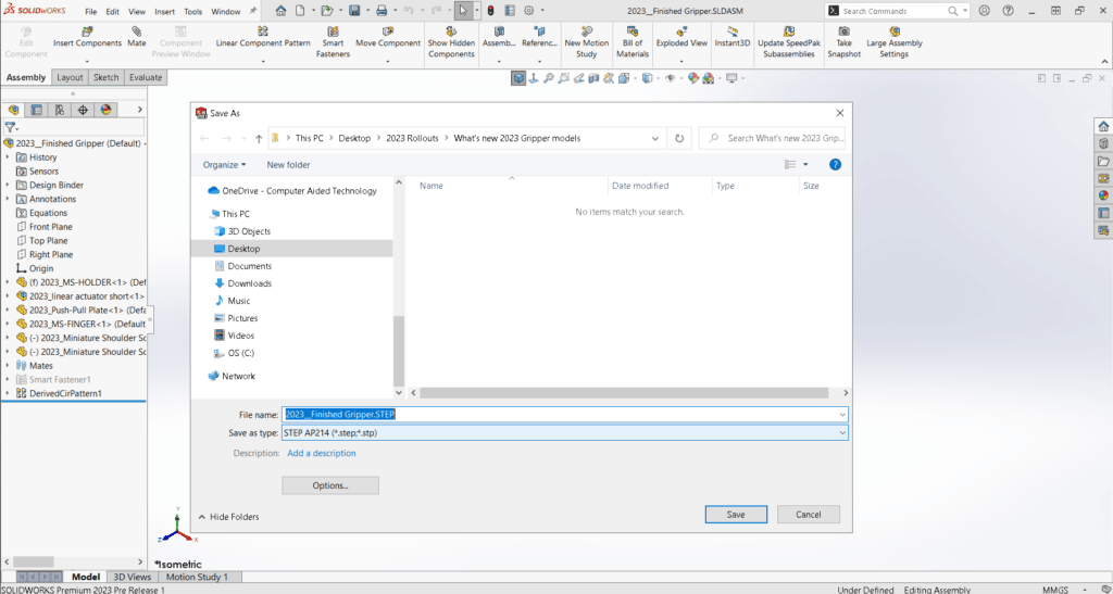 SOLIDWORKS 2023 STEP Files - Top Enhancements - Computer Aided Technology
